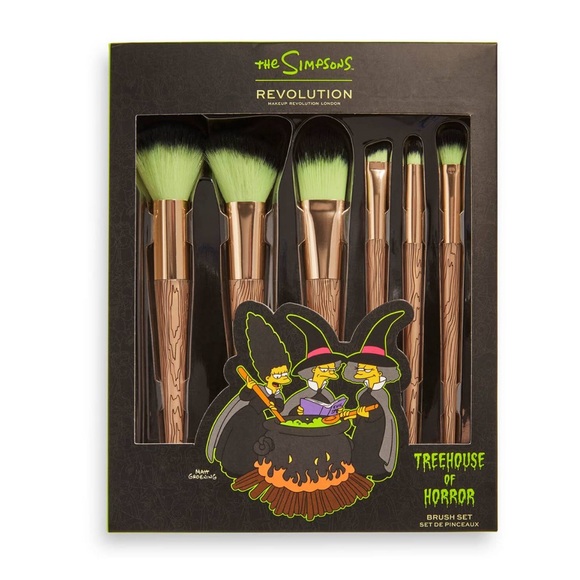 Makeup Revolution | Makeup | The Simpsons Makeup Revolution Brush Set ...